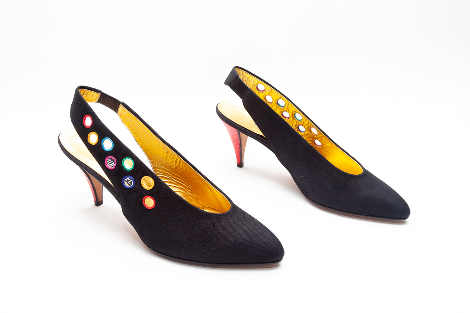Andrea Pfister Vintage Mutli Color Pumps – The Shoe Archives