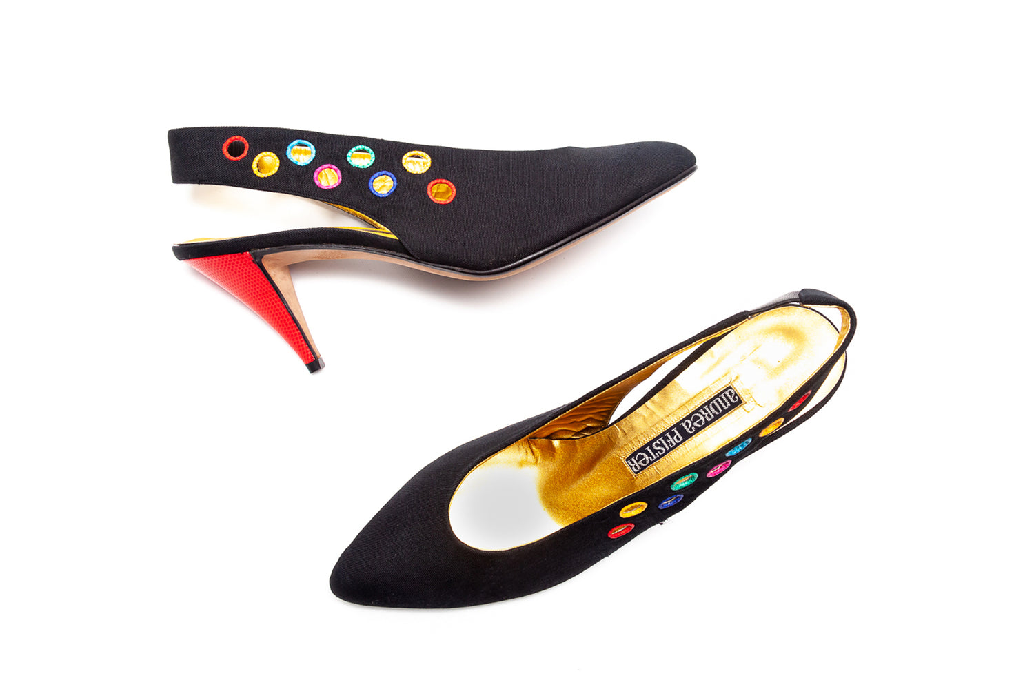 Andrea Pfister Vintage Mutli Color Pumps – The Shoe Archives
