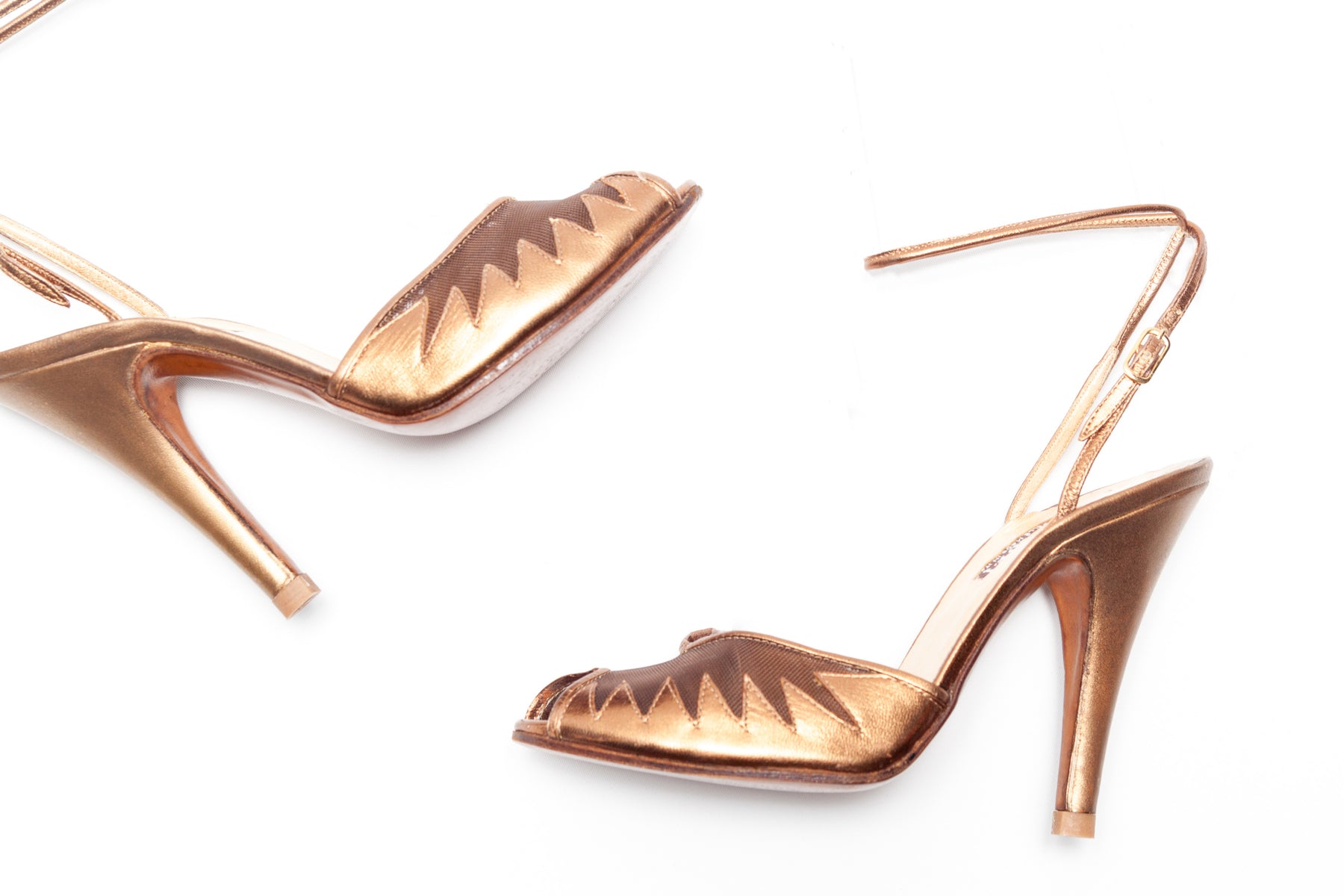 Casadei Vintage Red Bow Sandals | Eklektikos The Shoe Archives