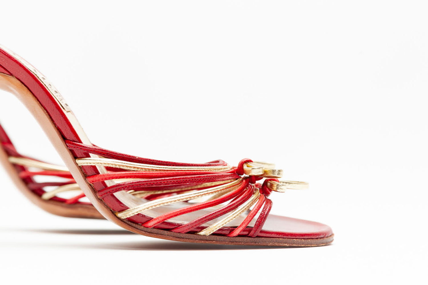 Casadei Vintage Red Bow Sandals – The Shoe Archives