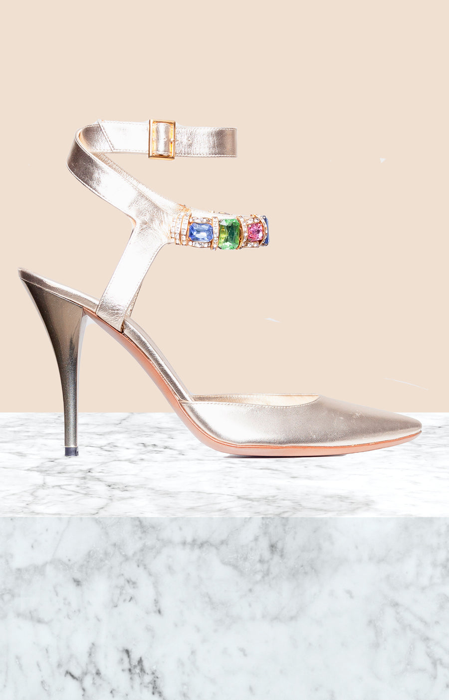 Casadei Vintage Red Bow Sandals | Eklektikos The Shoe Archives